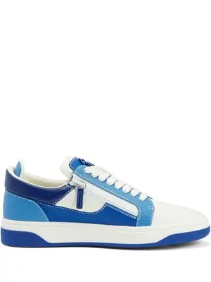 GIUSEPPE ZANOTTI Gz94 Double-zip Low-top Sneakers - White