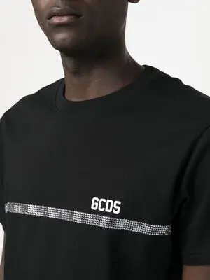 Gcds Crystal Embellished T-shirt