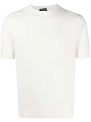 DRUMOHR Crew-neck Short-sleeve Jumper - White