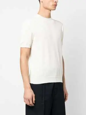DRUMOHR Crew-neck Short-sleeve Jumper - White