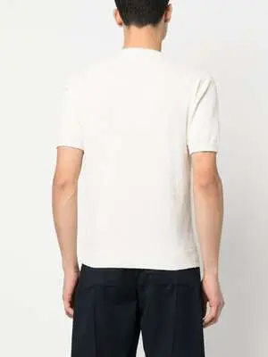 DRUMOHR Crew-neck Short-sleeve Jumper - White