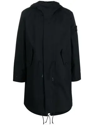 Stone Island Straight Hem Coats For Men