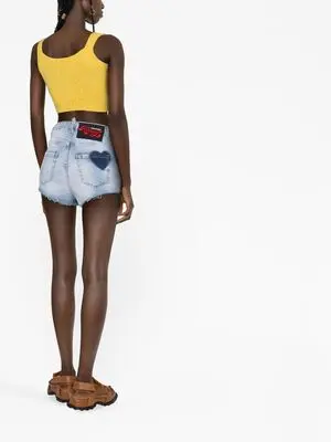 Dsquared2 High-waisted Denim Shorts