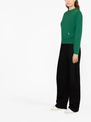 SPORTY & RICH Crew-neck Jumper - Green