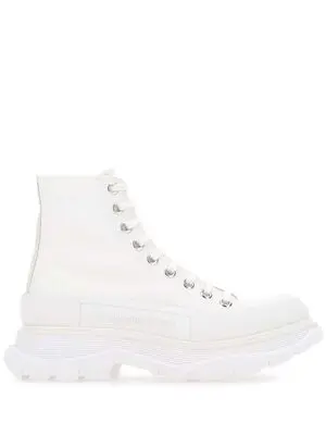 Alexander Mcqueen Combat Boots For Men