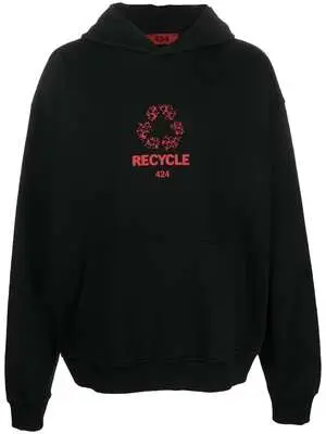 424 Logo Print Hoodie