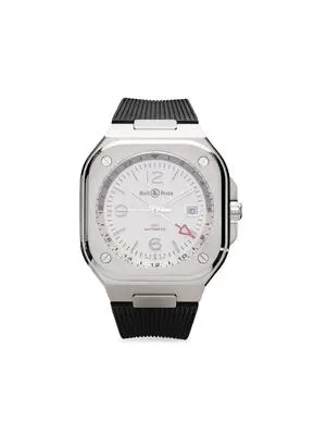 BELL & ROSS 41mm Gmt Automatic Watch - White