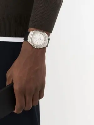BELL & ROSS 41mm Gmt Automatic Watch - White