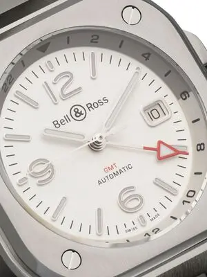 BELL & ROSS 41mm Gmt Automatic Watch - White