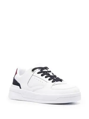 Tommy Hilfiger Monogram Low-top Leather Sneakers