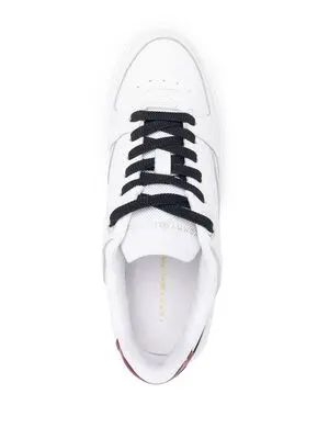 Tommy Hilfiger Monogram Low-top Leather Sneakers