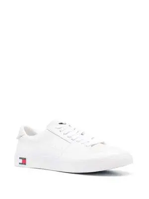 Tommy Hilfiger Logo Leather Sneakers