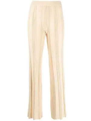 MRZ Pleated Straight-leg Trousers - Neutrals
