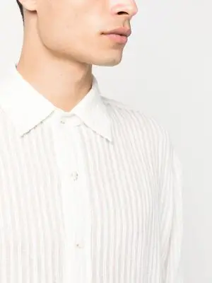 Commas Vertical-stripe Shirt