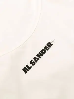 JIL SANDER Scoop-back Logo-print One-piece