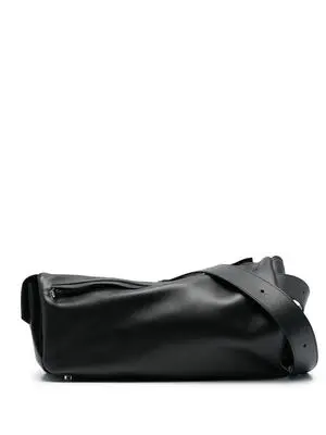 Sunnei Oversized Zip-up Satchel - Black