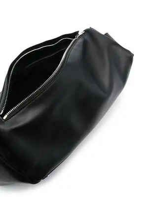 Sunnei Oversized Zip-up Satchel - Black