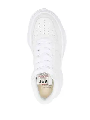 Mihara Yasuhiro Perforated Low-top Sneakers - White
