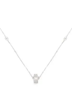 Gucci 18kt White Gold Icon Necklace Silver
