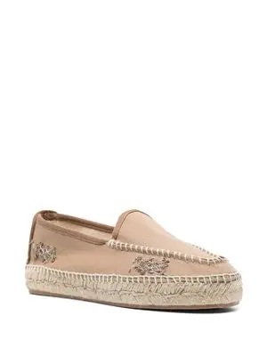MAISON MARGIELA Embroidered Canvas Espadrilles