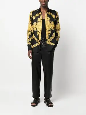 Versace Maschera Baroque Silk Shirt