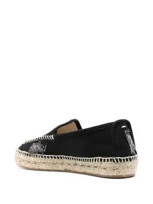 MAISON MARGIELA Embroidered Canvas Espadrilles