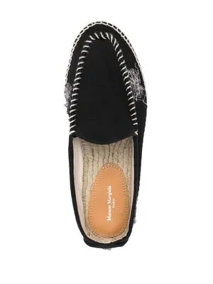 MAISON MARGIELA Embroidered Canvas Espadrilles