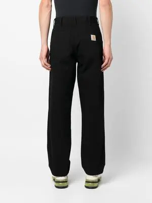 Carhartt Work In Progress Simple Straight-leg Trousers - Black