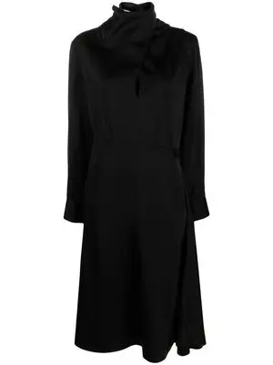JIL SANDER Long-sleeve A-line Dress
