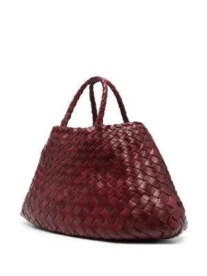 Dragon Diffusion Woven Leather Shoulder Bag
