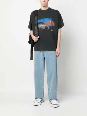 Carhartt Work In Progress Landon Wide-leg Jeans - Blue