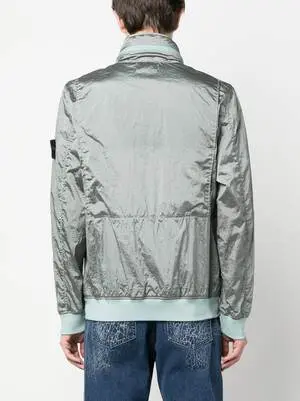 Stone Island Compass-patch Bomber Jacket - Grey