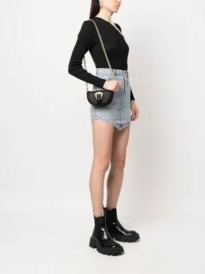 Versace Baroque Buckle Shoulder Bag