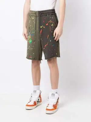 MOSTLY HEARD RARELY SEEN Panelled Embroidered Shorts