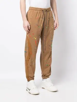 MOSTLY HEARD RARELY SEEN Warped Paint-embroidered Track Pants