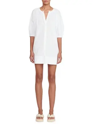 Staud Mini Vincent Dress - White