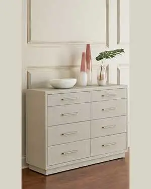 INTERLUDE HOME Taylor 8-drawer Dresser - Gray