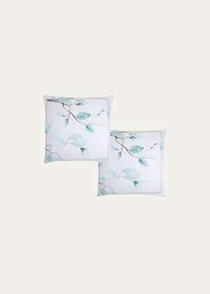 THE LINO Japan 500-thread Count Square Shams, Set Of 2 One-color