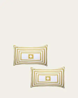THE LINO Essential Multi Standard Shams, Set Of 2 - Yellow