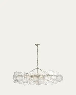 VISUAL COMFORT & CO. Talia Medium Linear Chandelier Julie Neill - Silver