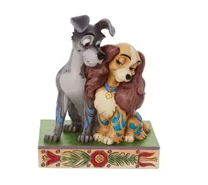 JIM SHORE Enesco Disney Traditions Lady And The Tramp Lo Ve - One-color