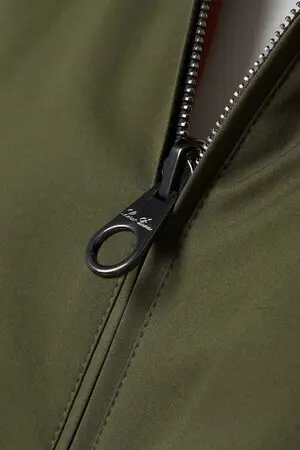Loro Piana Reversible Shell And Cashmere Bomber Jacket - Green