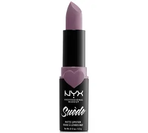 NYX PROFESSIONAL MAKEUP Suede Matte Lipstick - Violet Smoke (pastel Grey Purple)