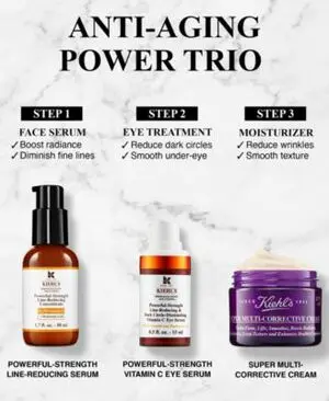 KIEHL'S SINCE 1851 Anti Aging Power Trio Collection - No Color