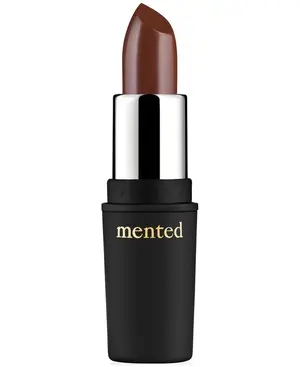 MENTED COSMETICS Semi-matte Lipstick Dark Night- Dark Chocolate Brown With Re