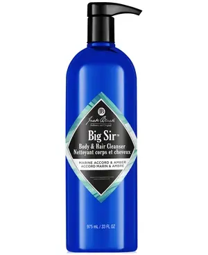 Jack Black Big Sir Body & Hair Cleanser With Marine Accord & Amber - No Color