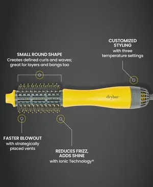 DRYBAR The Half Shot Small Round Blowdryer Brush