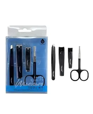 PURSONIC Salon Quality Manicure Tool Kit - Black