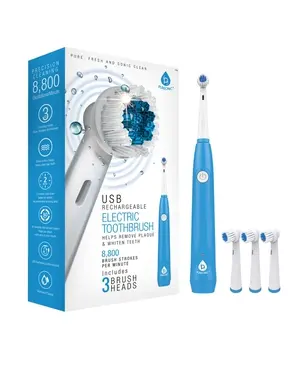 PURSONIC Usb Rechargeable Electric Toothbrush - White