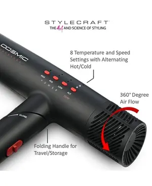 STYLECRAFT Cosmic Professional Hair Dryer Matte